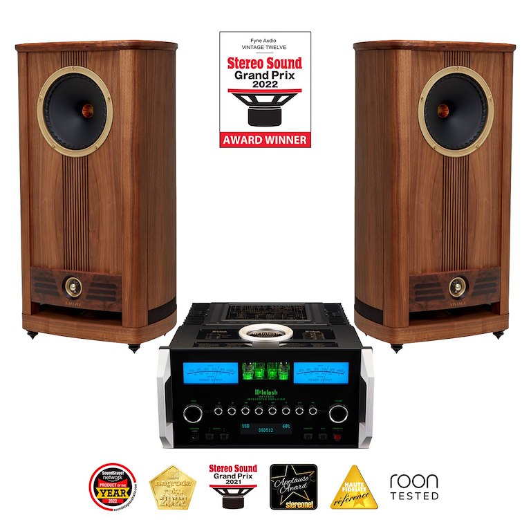 Fyne Audio Vintage TWELVE + McIntosh MA12000
