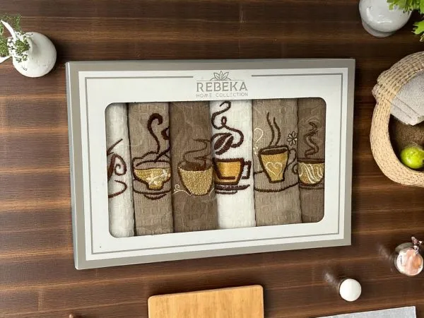 Set 6 kuhinjskih krpa 40x60cm Set D
