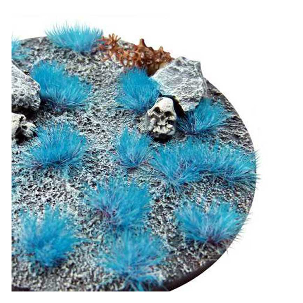 Martian Tufts 6mm - NEON STITCH BLUE