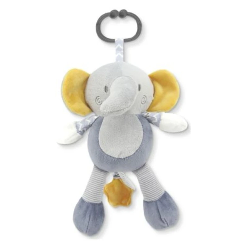 Lorelli muzička igračka za bebe Elephant Grey Natural, 0m+