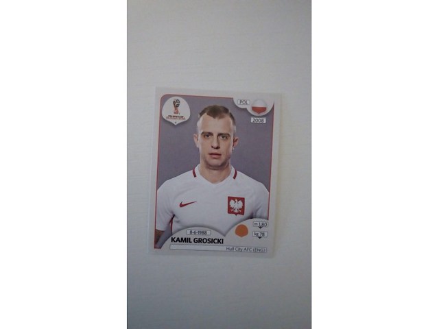 Panini FIFA 2018 Russia sličica broj 592