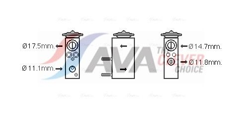 Ekspanzioni ventil, klima-uređaj AVA QUALITY COOLING FD1462