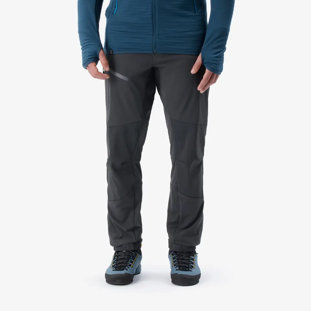 PANTALONE ALPINISM LIGHT EVO ZA PLANINARENJE MUŠKE - SIVE