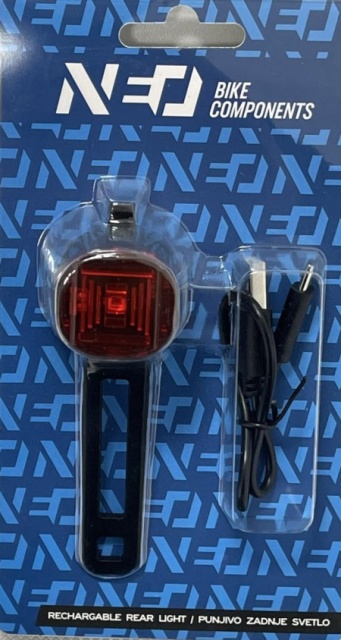 Neo Bike Zadnje svetlo safe 1 usb,crna ( N02009 )