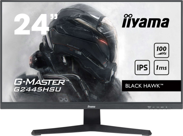 MONITOR 23.8″ IIYAMA G2445HSU-B2 IPS 1920×1080/100HZ/1MS/HDMI/DP/USB/ZVUČNICI