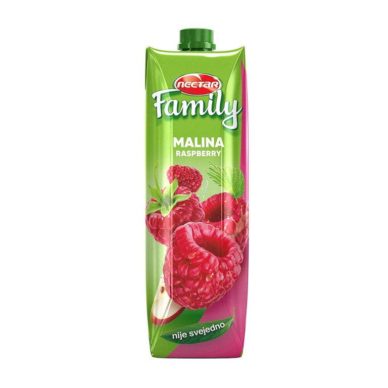Nectar family sok malina 1l