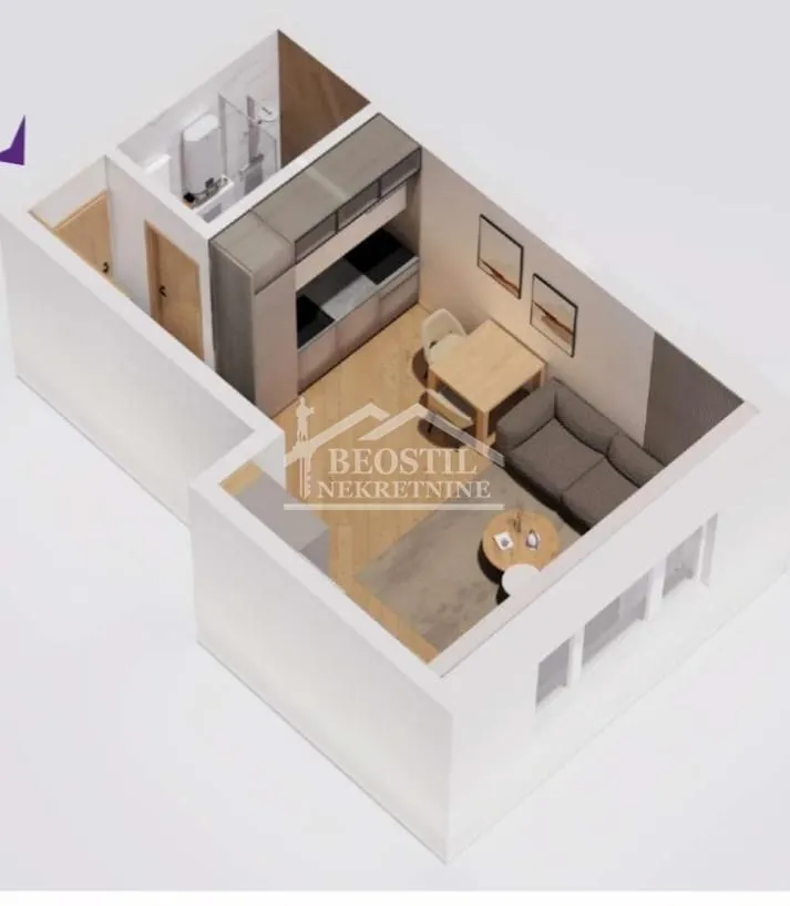 Prodaja, jednosoban stan, 30m2, Srebrno jezero, Veliko Gradište