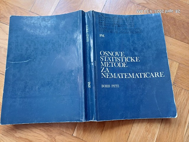BORIS PETZ,OSNOVNE STATISTIČKE METODE ZA NEMATEMATIČARE