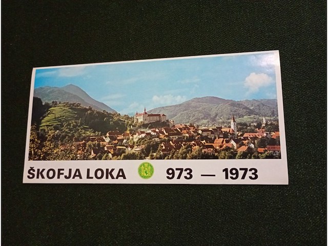 Brošura škofja loka 973-1973 slovenija jugoslavija