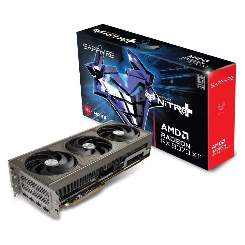 SAPPHIRE NITRO+ AMD Radeon RX 9070 XT OC GPU 16GB