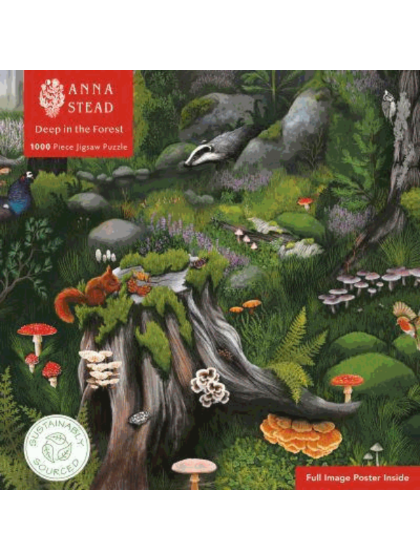 Adult Sustainable Jigsaw Puzzle Anna Stead: Deep in the Forest