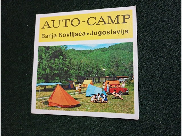 Brošura auto-camp banja koviljača jugoslavija