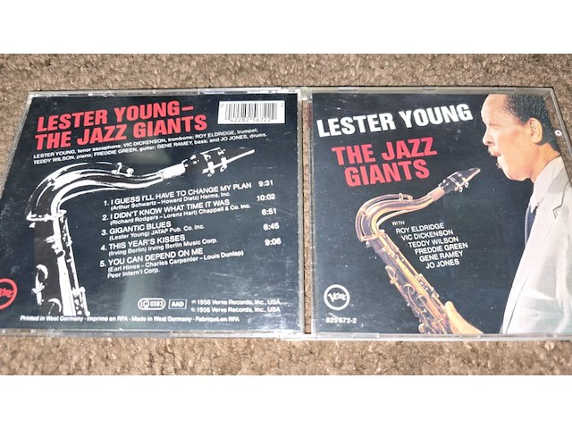 Lester Young - The jazz giants , ORIGINAL