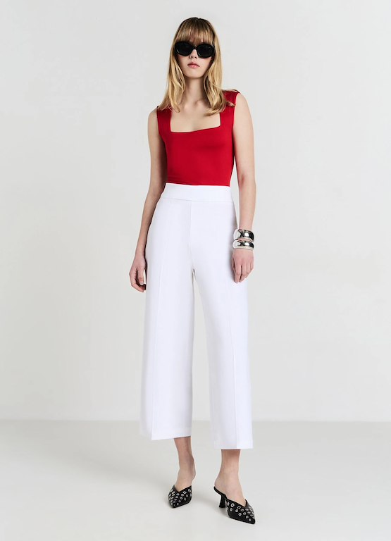 SOLID-COLOURED TANK TOP TAMNOCRVENA