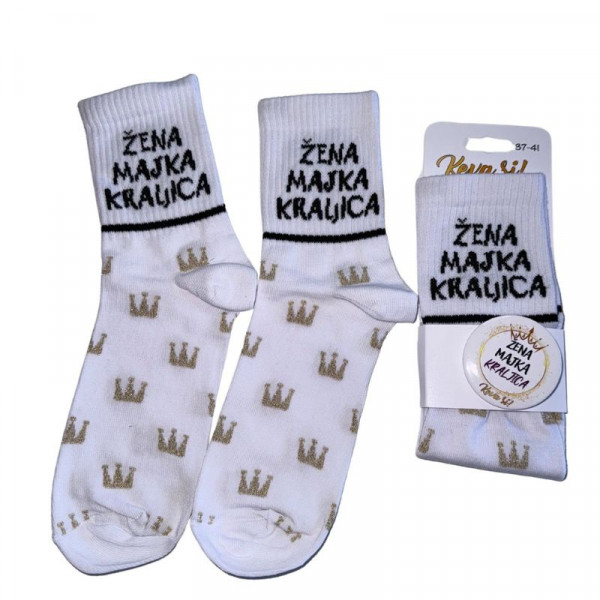 Keva si čarape „Žena, majka, kraljica" 37-41