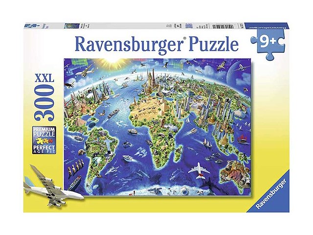 Puzzle 300 delova - Znamenitosti sveta Ravensburger 13227