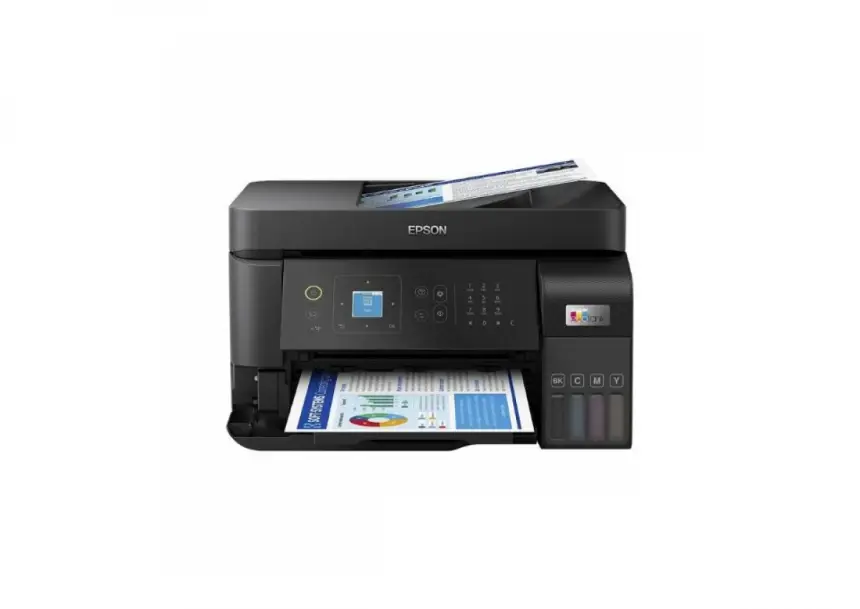Epson C11CK57403 L5590 EcoTank, print-scan-copy-fax, Color, A4, 4800X1200, LAN, Wi-Fi, ADF, LCD, Duplex