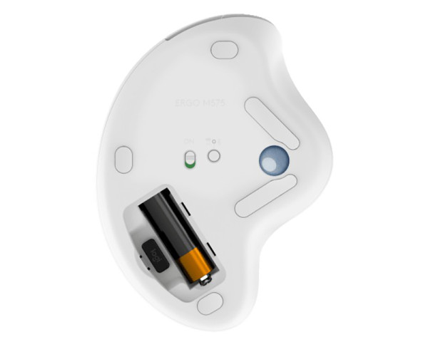 LOGITECH M575s ERGO Bluetooth Trackball Offwhite Blue ball miš (MIS02106)