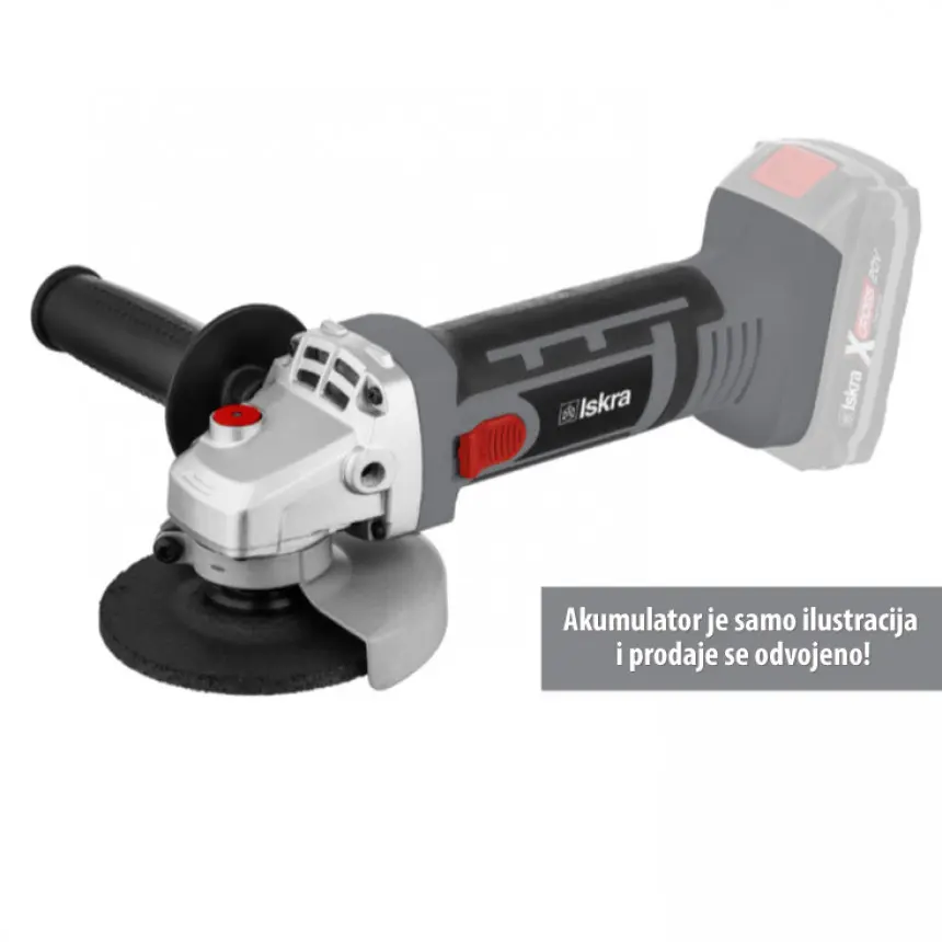 ISKRA X-CROSS akumulatorska ugaona brusilica 20V IX-AG07