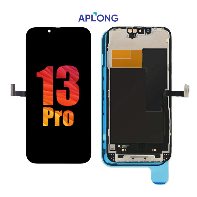 LCD za IPhone 13 Pro + touch screen crni APLONG (SOFT OLED)
