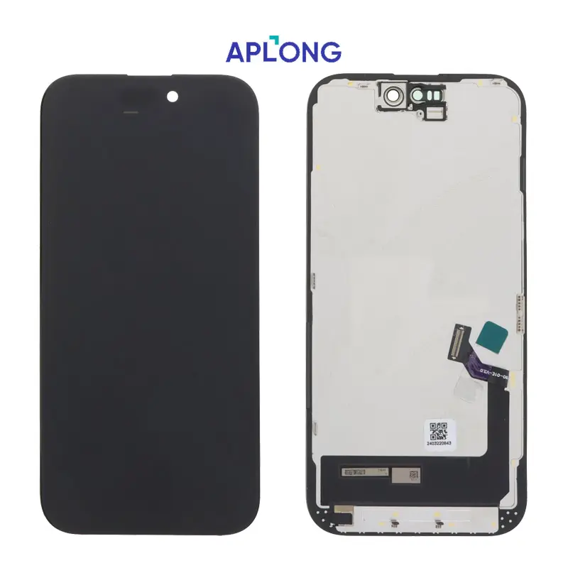 LCD za IPhone 15 + touch screen crni APLONG (Incell - HD)