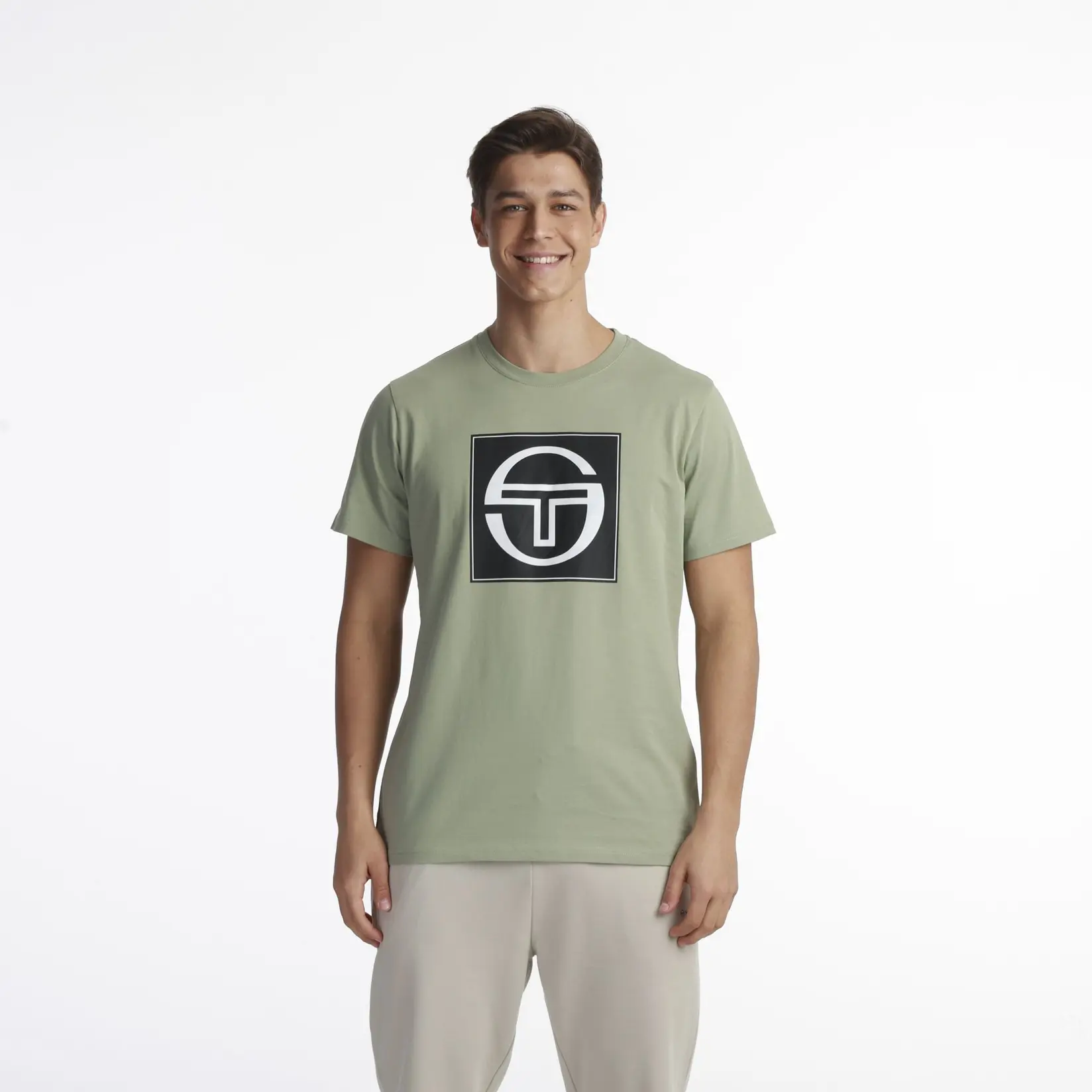 Sergio Tacchini Muška majica Brick M, Zelena