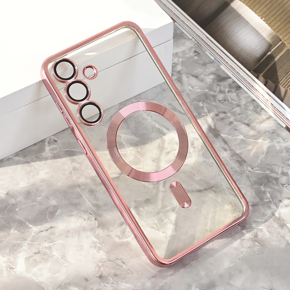 Maska za Samsung Galaxy S25 Plus Magsafe Lux roze