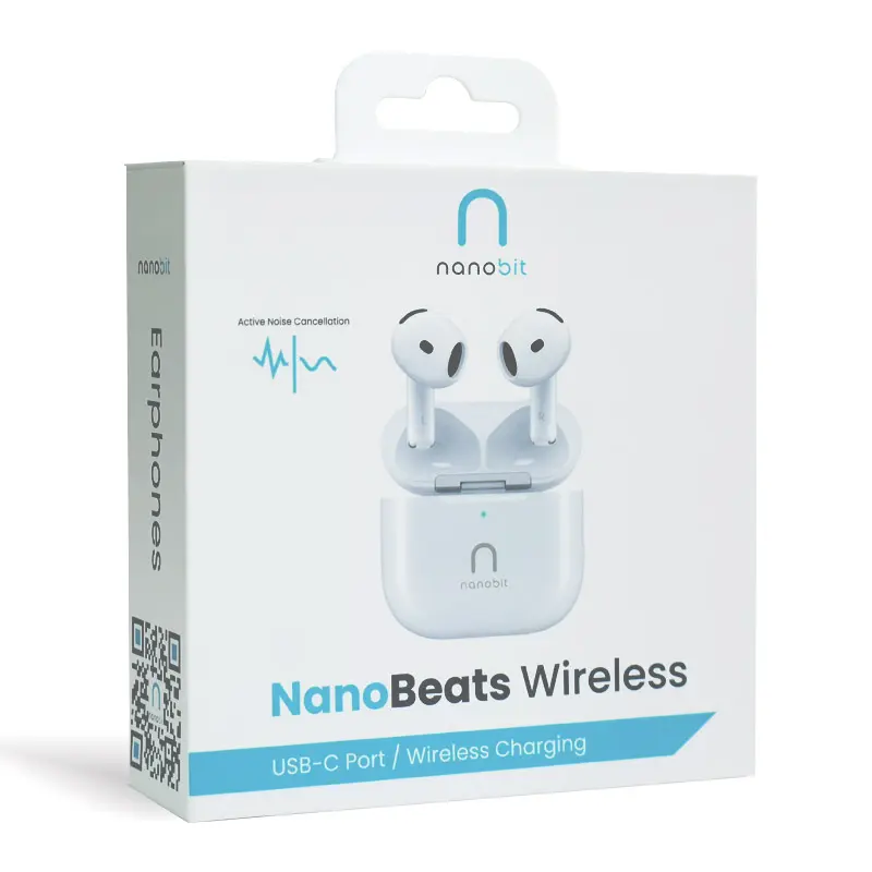 Bluetooth slusalice NanoBeats NB304 bele