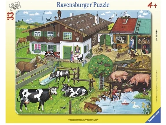 Ravensburger puzzle (slagalice) - Porodice životinja RA06618