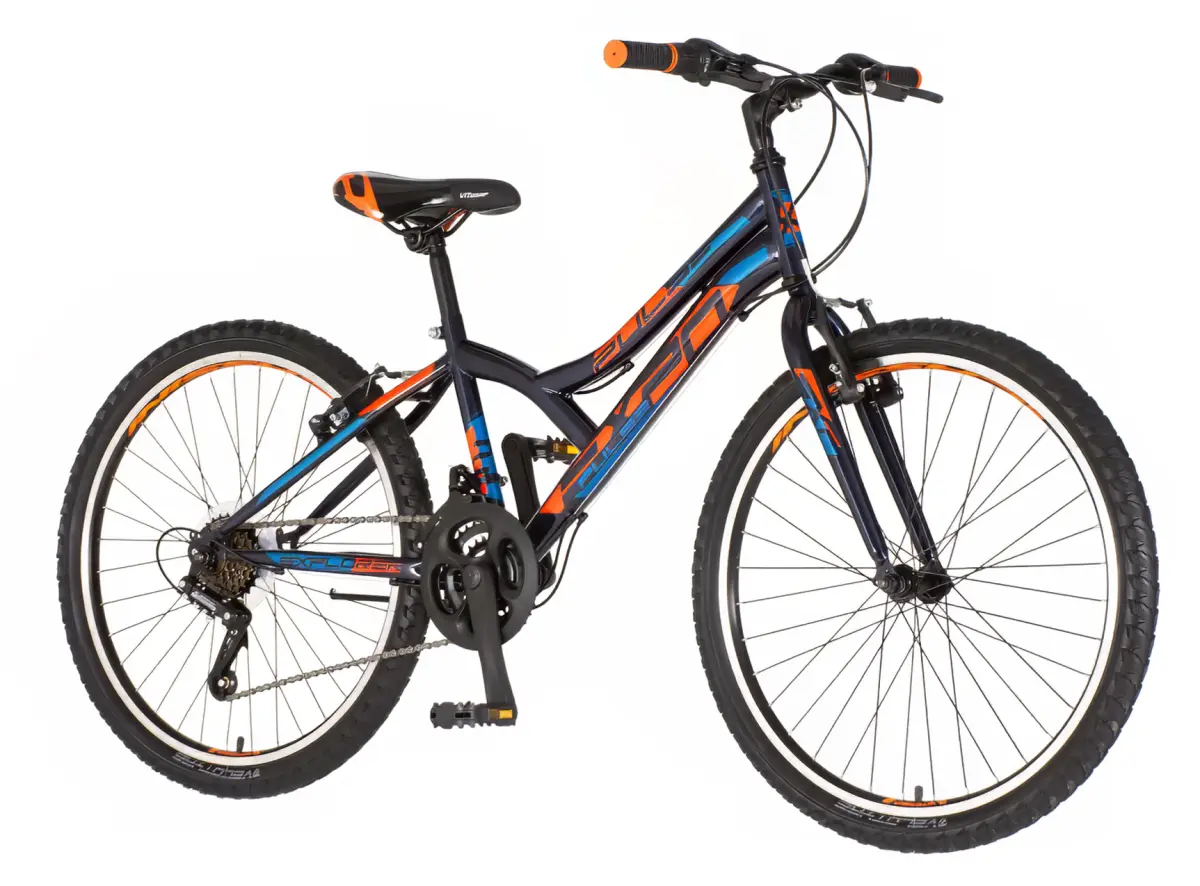 EXPLORER Bicikl za dečake SPY246 24"/13" Legion, Plavo - narandžasti