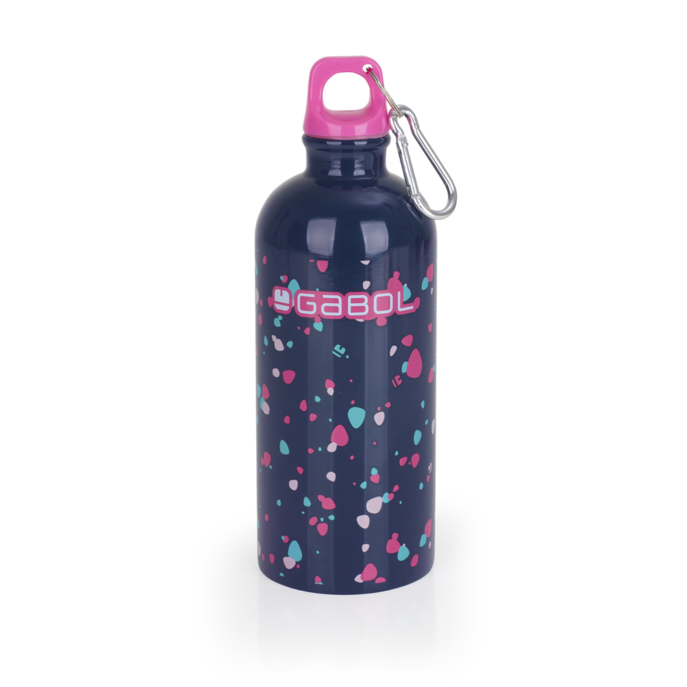 Aluminijumska boca za vodu sa zakačkom 7x21 cm 600ml Party