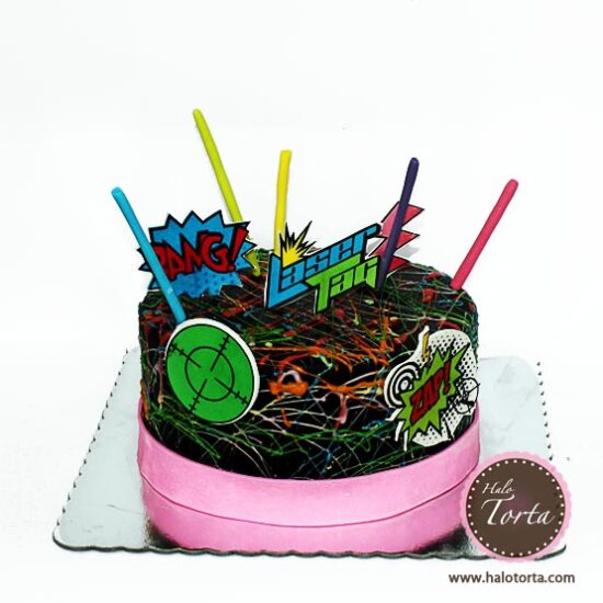 Torta Laser tag