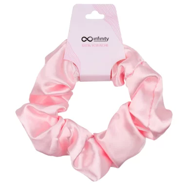 INFINITY Satenska gumica za kosu INFINITY INF450 roze