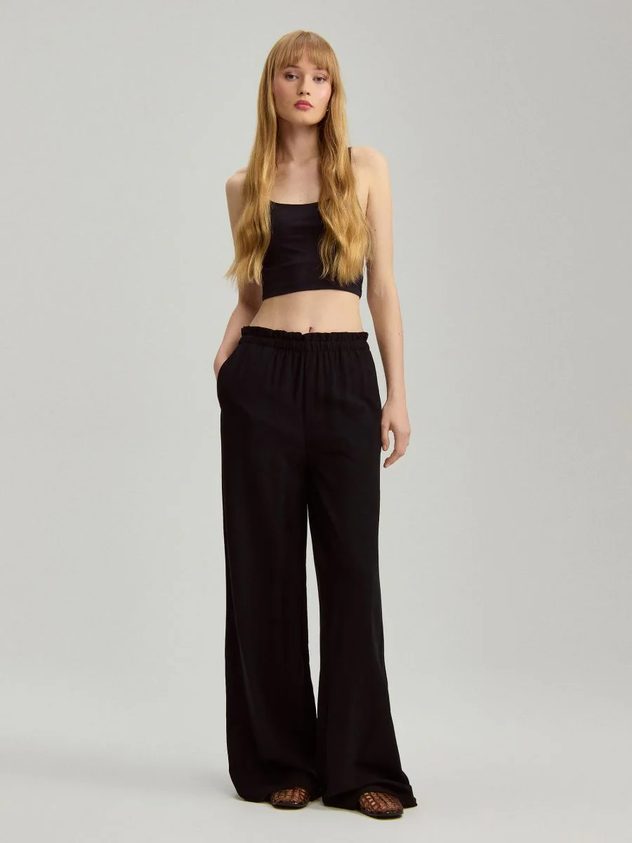 Wide leg pantalone