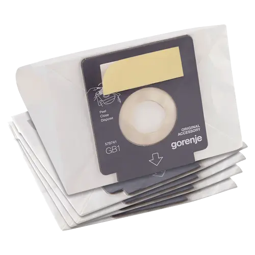 Gorenje GB1PBU GB1 5/1 Kese za usisivač, Set od 5 papirnih kesa + izlazni filter
