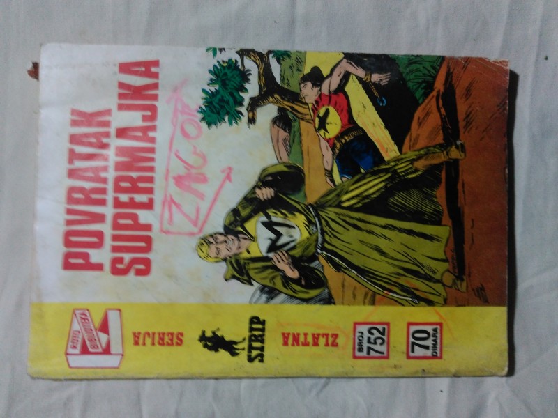 ZS broj 752, Zagor-Povratak Supermajka