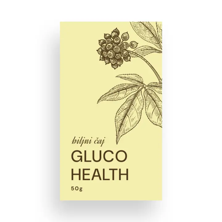 Nutripharm Čaj Gluco Health, 50g