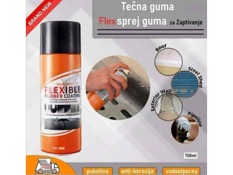 Vodootporni sprej - TEČNA GUMA ! novo