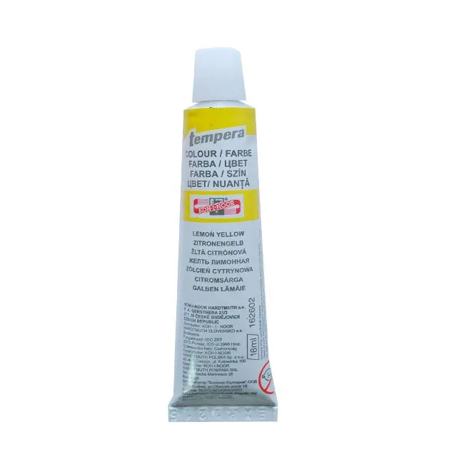 Kohinor Tempera, 16ml, Žuta