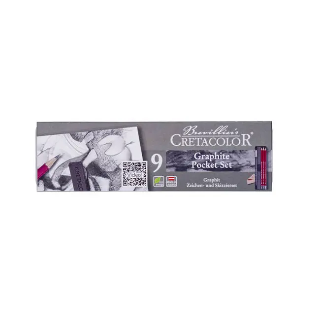 Cretacolor Set grafita Pocket 16029, 9 komada