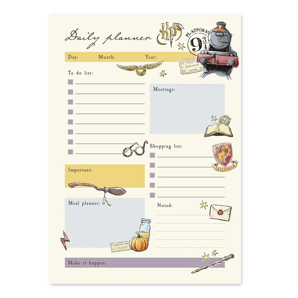 Harry Potter - 9 3/4 Platform A5 Desk Daily Planner