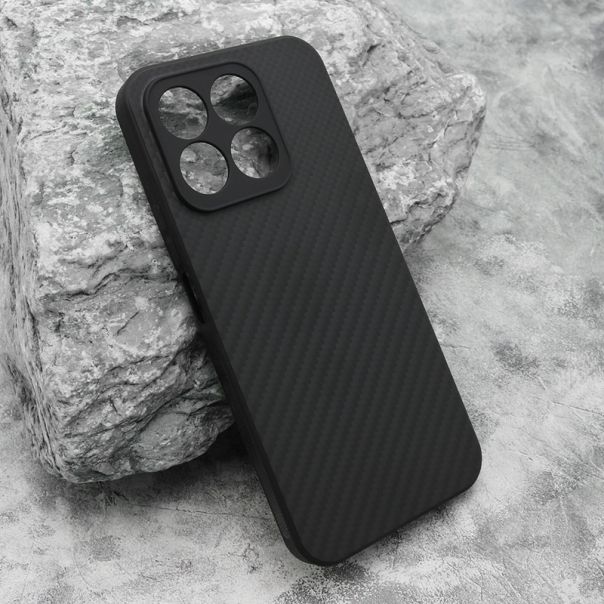 Maska silikon CARBON LIGHT za Honor X8c, crna