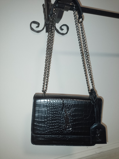 Crna zenska torbica-YSL