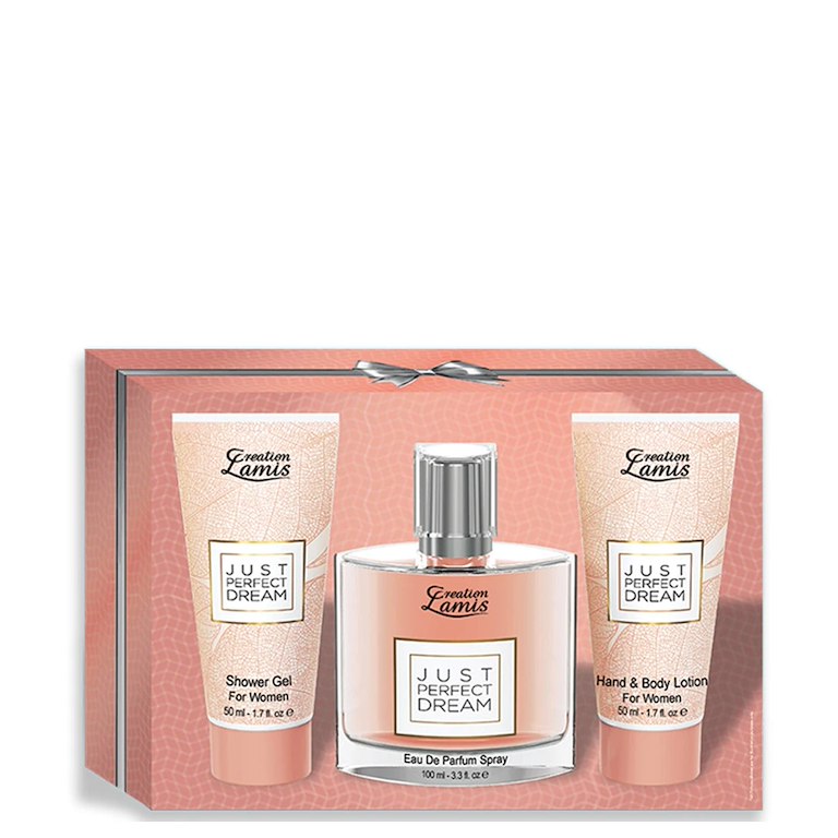 LAMIS SET W.JUST PERFECT (GEL ZA TUŠIRANJE 50ML+KREMA ZA RUKE I TELO 50ML+EDT 100ML)