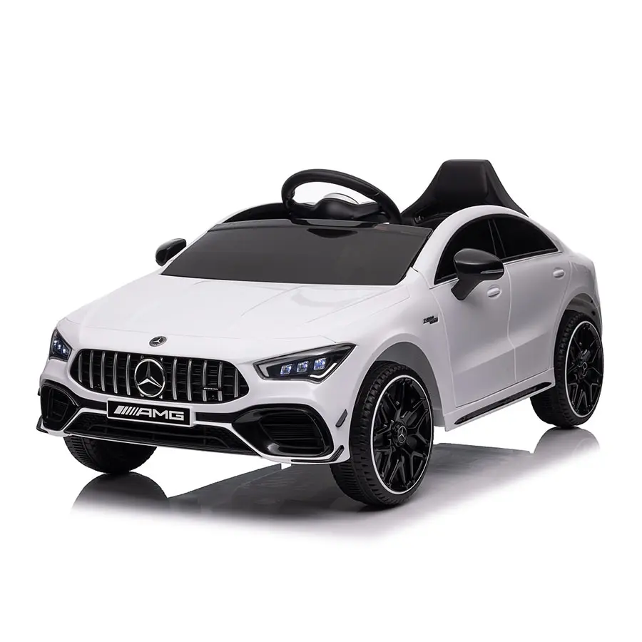 Eurobajk Dečiji automobil na akumulator Mercedes CLA 45 AMG, 70W, Beli