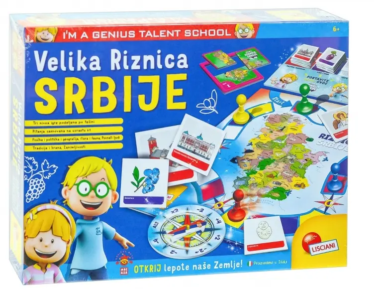 LISCIANI Društvena igra Velika riznica Srbije