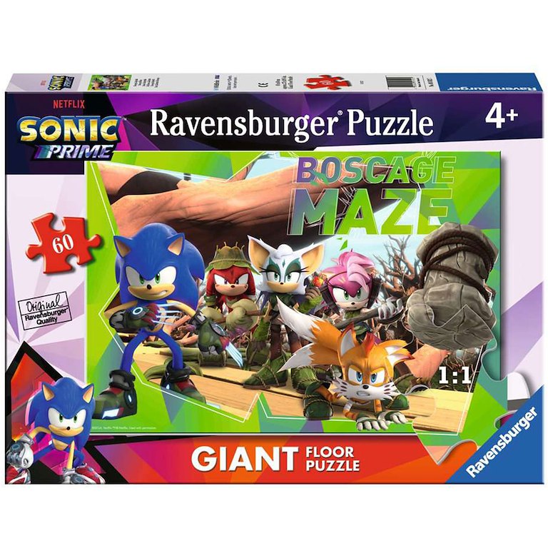 Ravensburger puzzle (slagalice) - 60pcs Sonic RA03162