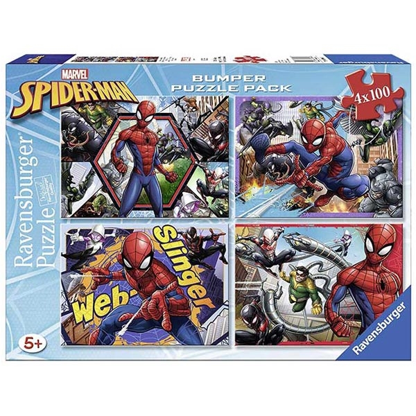 Ravensburger puzzle (slagalice) Spidermen 4u1 RA06914