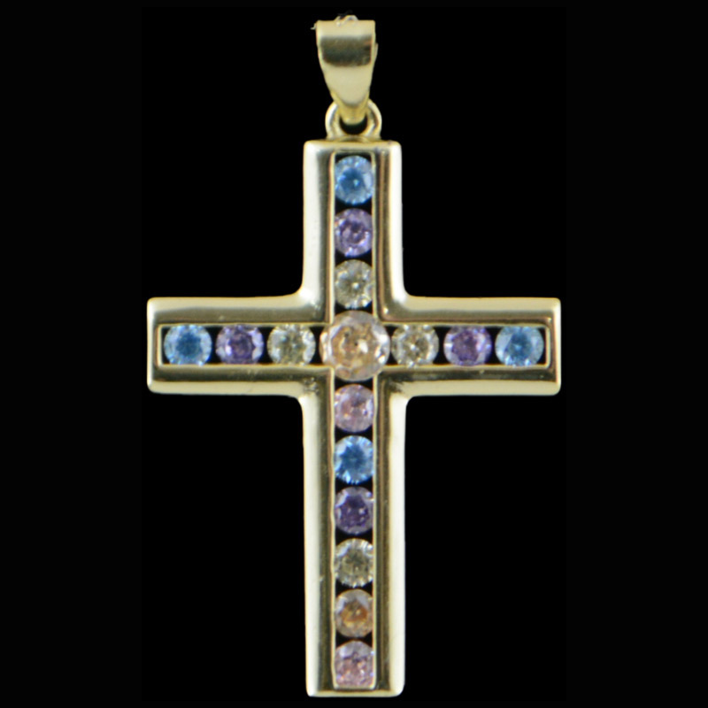 Elegantan krst privezak (3x2) cm