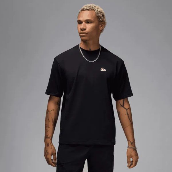 JORDAN BRAND SNEAKER PATCH T-SHIRT 'BLACK'